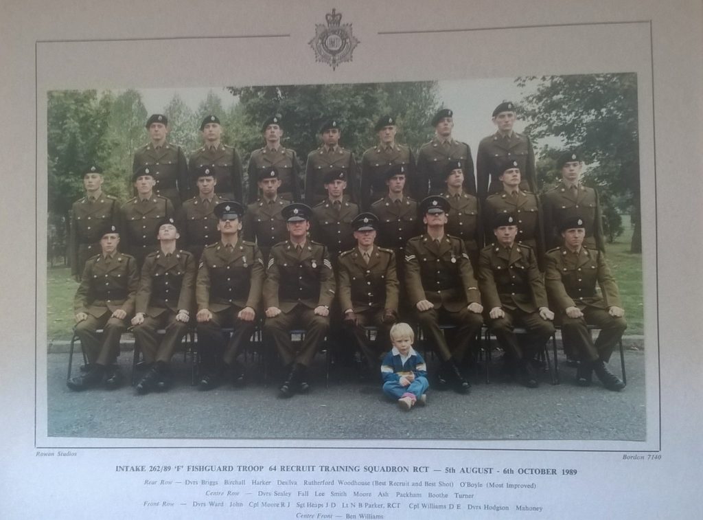RCT Pass Out 262/1989 – The RASC and RCT Pass Out Photo Archive
