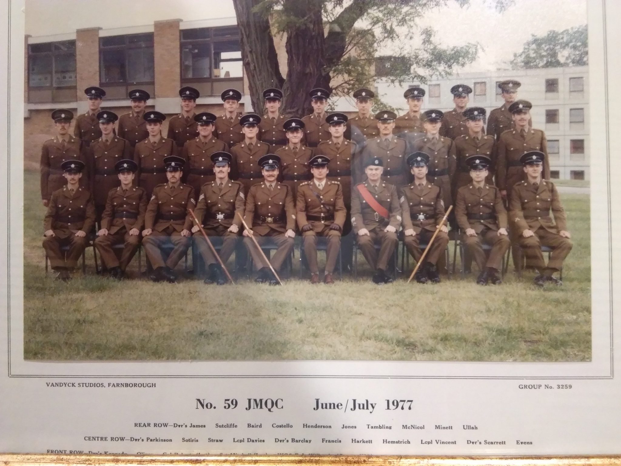 RCT JMQC 59/1977 – The RASC and RCT Pass Out Photo Archive