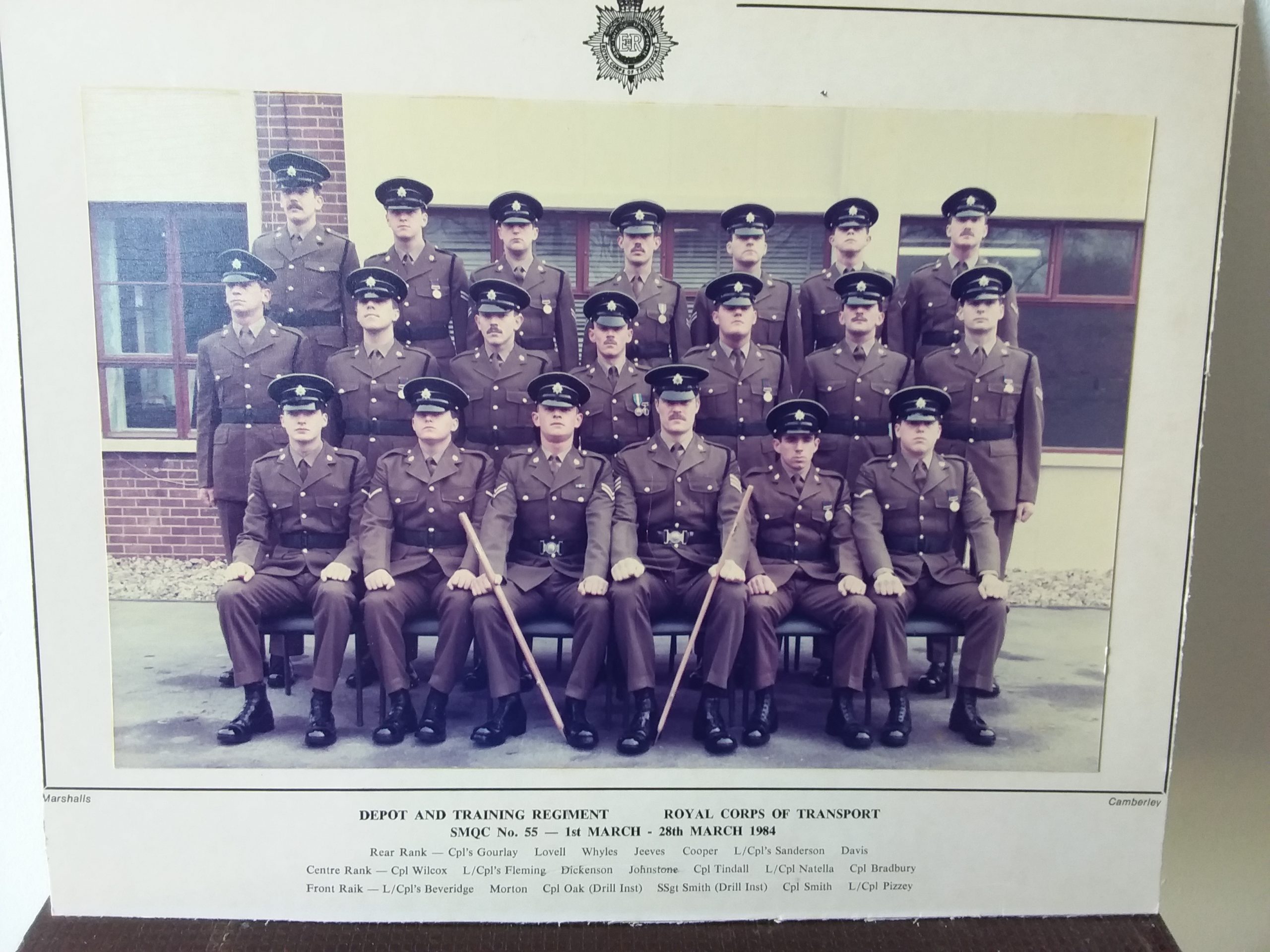 RCT SMQC 55 1984 The RASC And RCT Pass Out Photo Archive RCT SMQC 55 1984 The RASC And RCT Pass Out Photo Archive