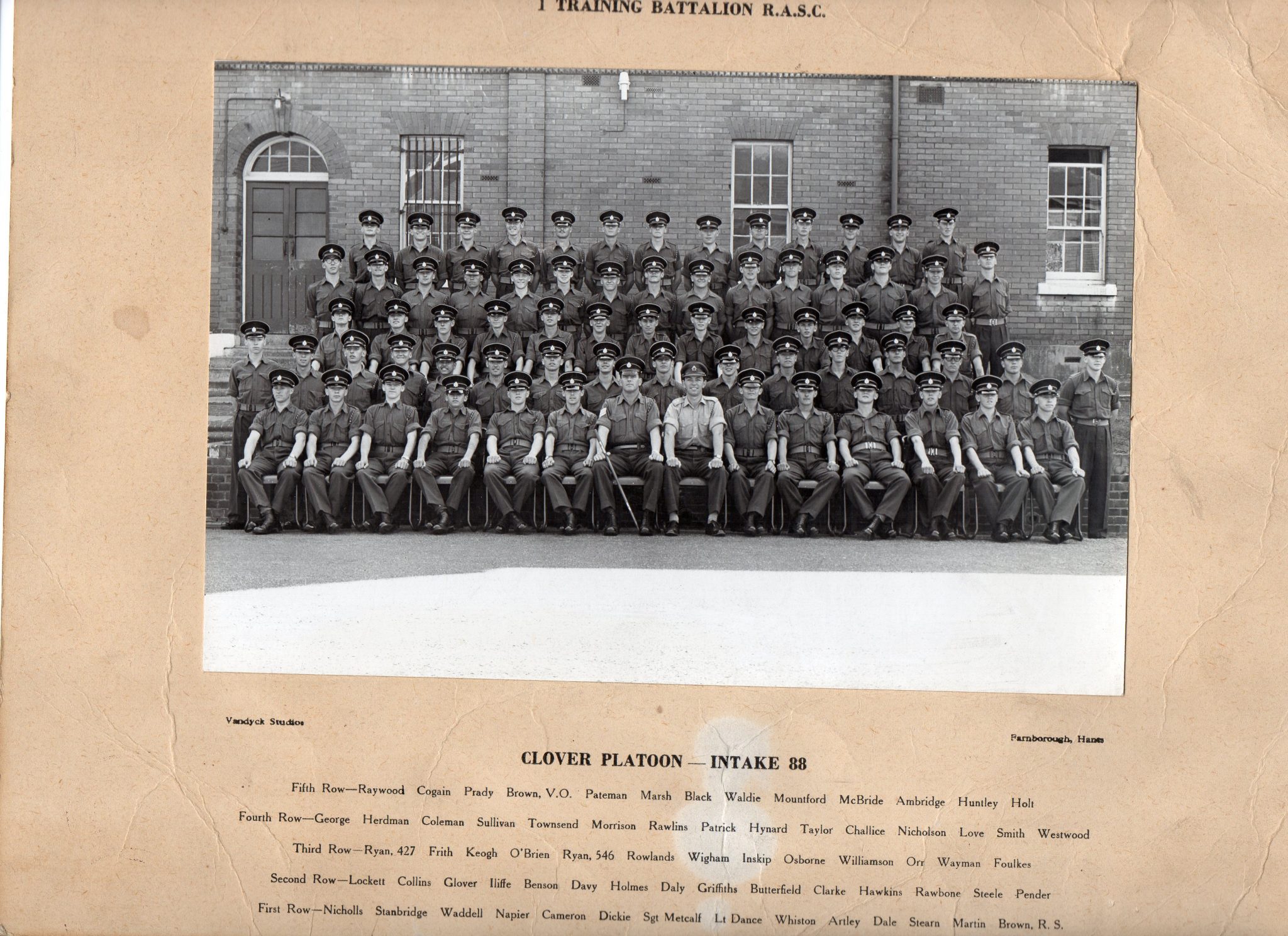 RASC Pass Out 88 1964 The RASC And RCT Pass Out Photo Archive RASC Pass Out 88 1964 The RASC And RCT Pass Out Photo Archive