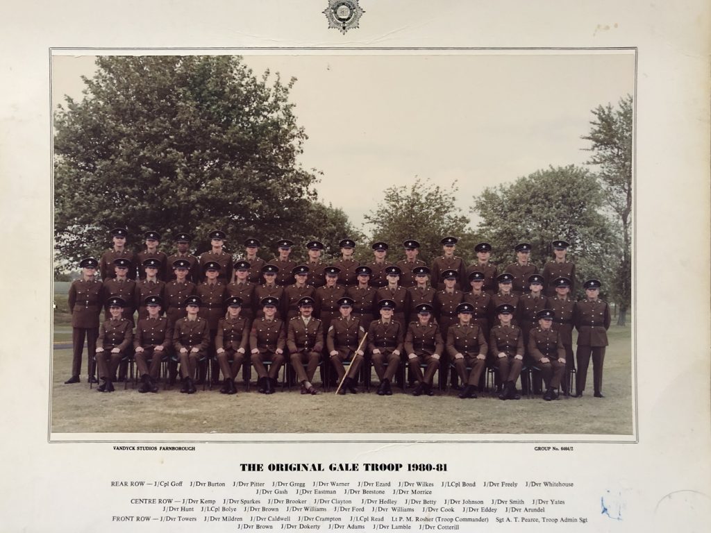 RCT (JLR) Pass Out Gale Troop/1980-81 – The RASC and RCT Pass Out Photo ...