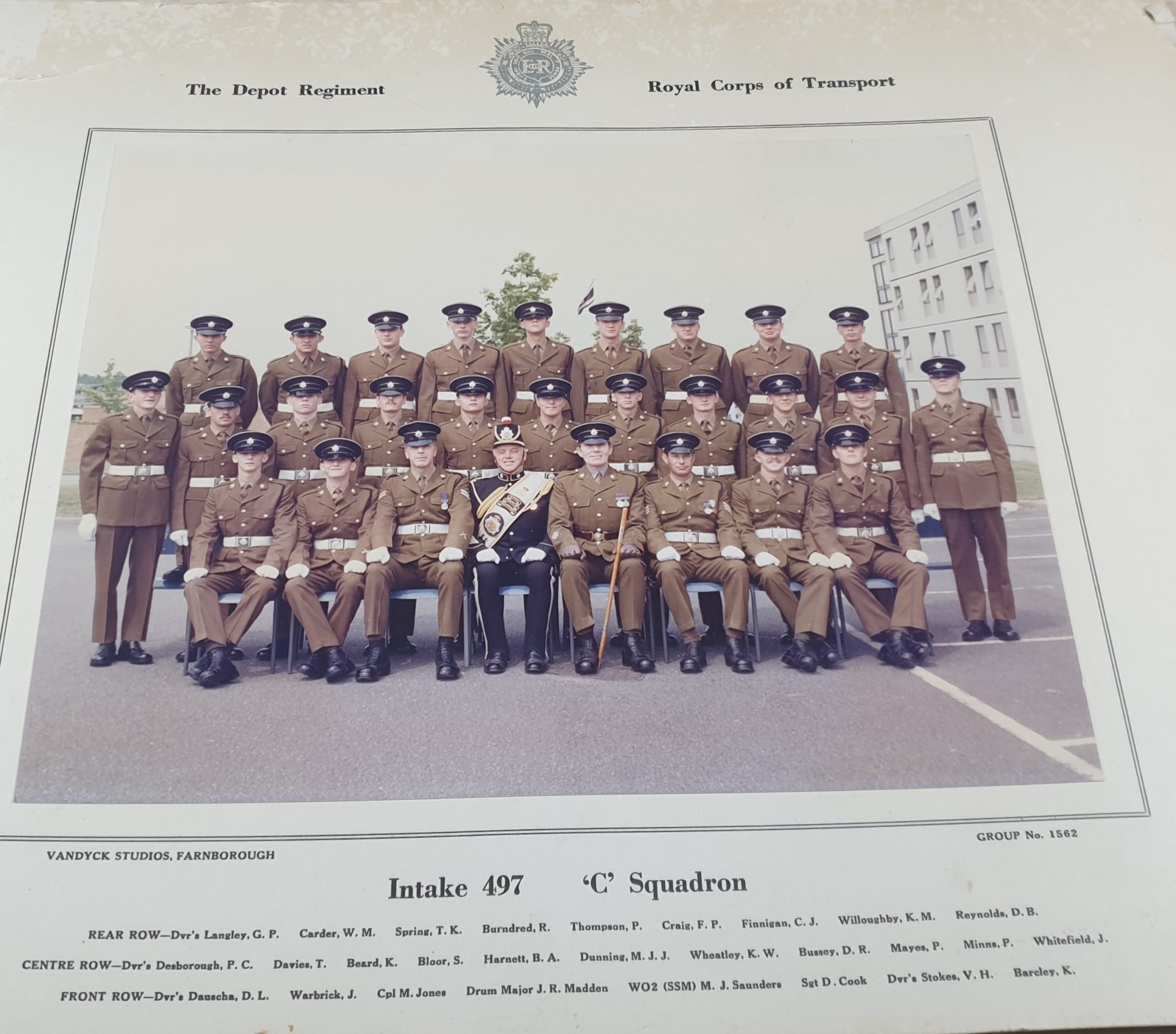 RCT Pass Out 497/Year unknown – The RASC and RCT Pass Out Photo Archive