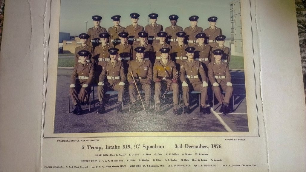 RCT Pass Out 519/1976 – The RASC and RCT Pass Out Photo Archive